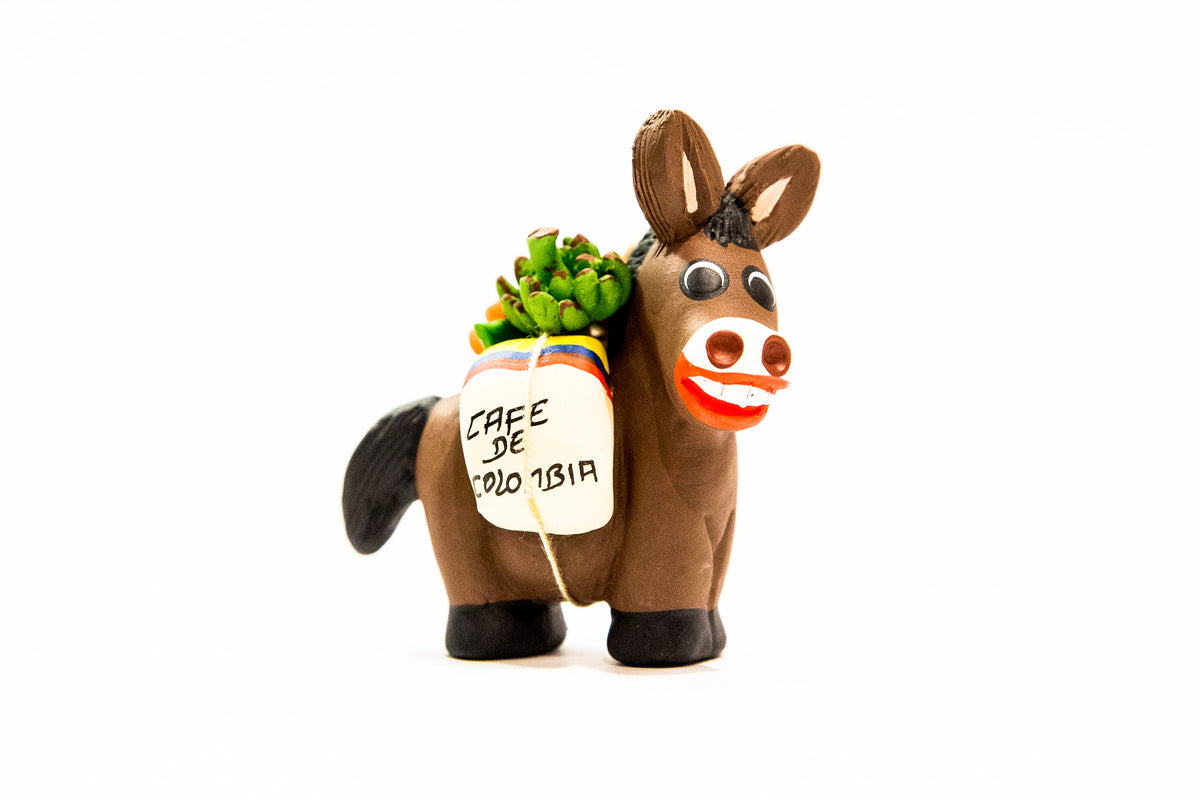 Burro con café – Artesanías Latinoamericanas